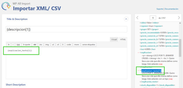 Importar productos desde XML o CSV a WooCommerce con WP All Import